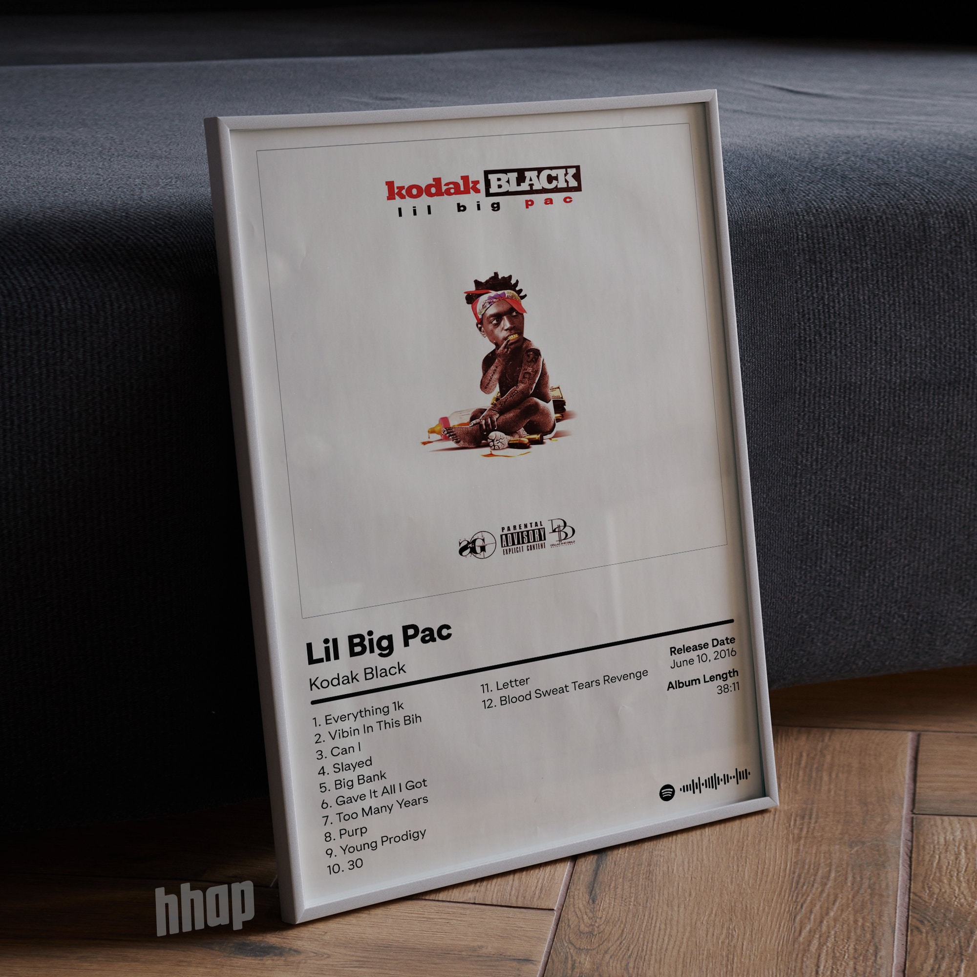 Kodak Black - Lil Big Pac - Album Poster sold by Olufemi | SKU 41615842 ...