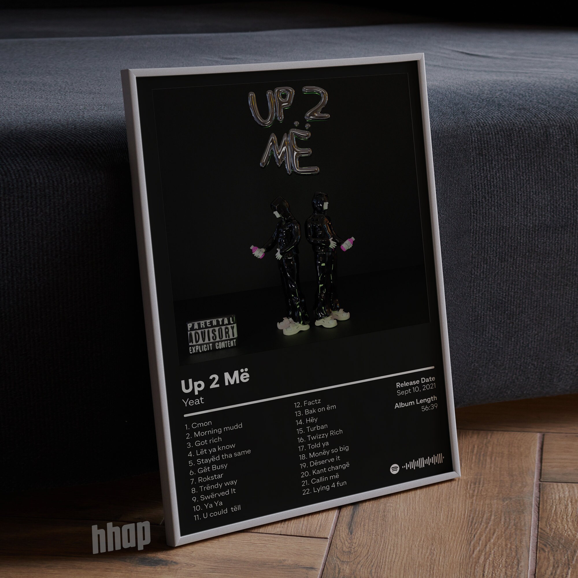 Yeat - Up 2 Me - Album Cover Poster sold by Сергей Шульгин | SKU 267962 ...