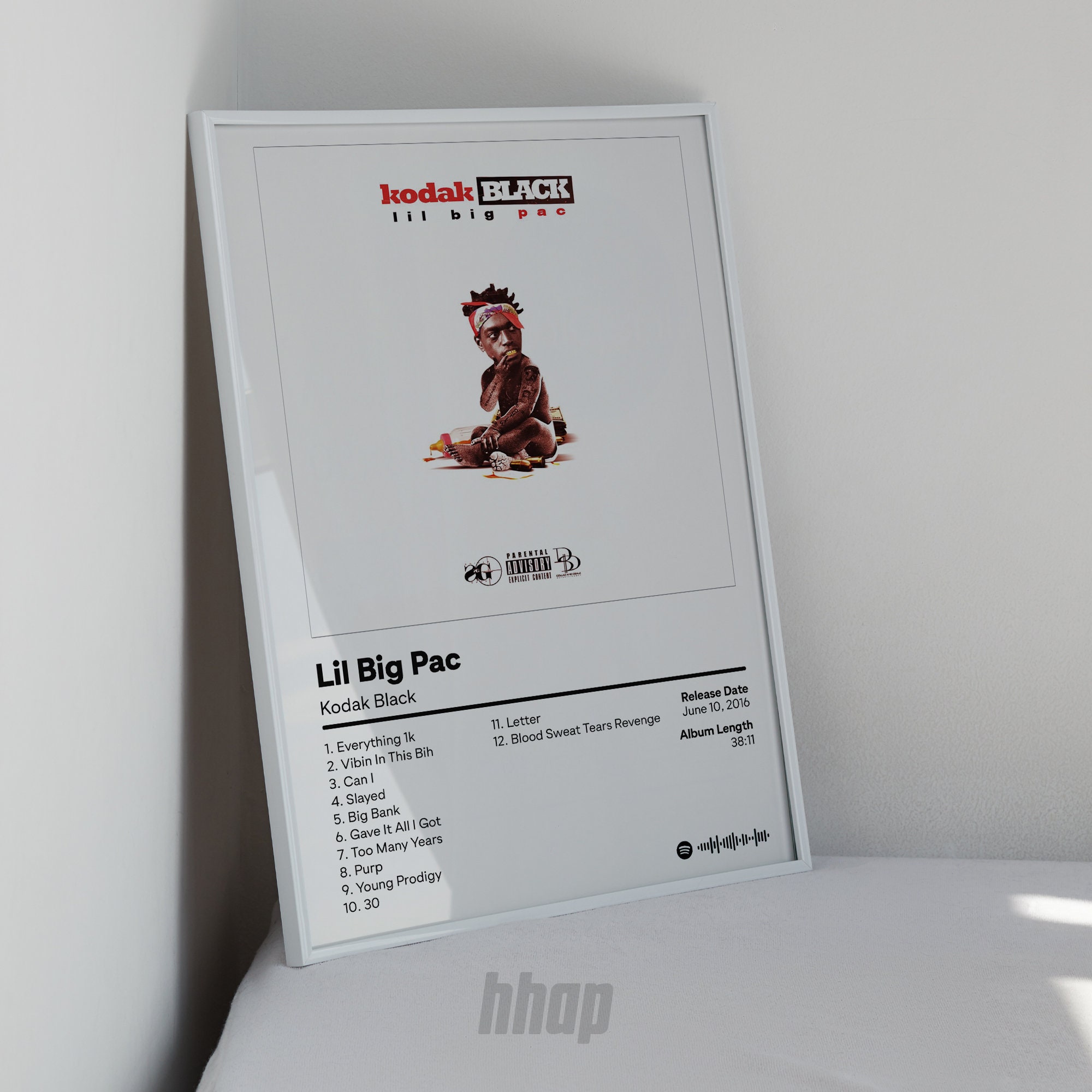 Kodak Black - Lil Big Pac - Album Poster sold by Olufemi | SKU 41615842 ...