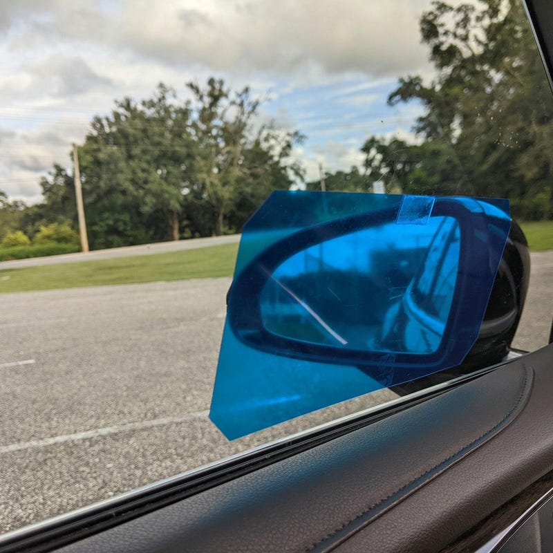 Blue Tinted Mirror - Etsy