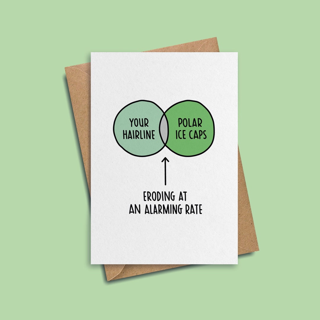 Funny Venn Diagram Birthday Card | Him Boyfriend Husband Grandad Dad ...