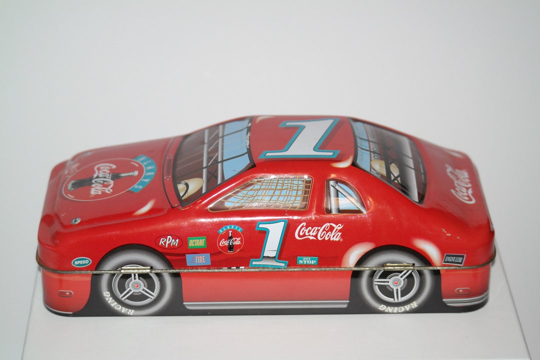 Vintage 1998 Coca-cola Racing Car Tin - Collector's Edition Red Coke ...