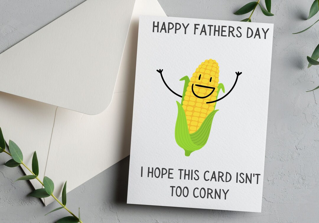 Funny Fathers Day Card Funny Food Card Perfect for Fathers Day Funny ...