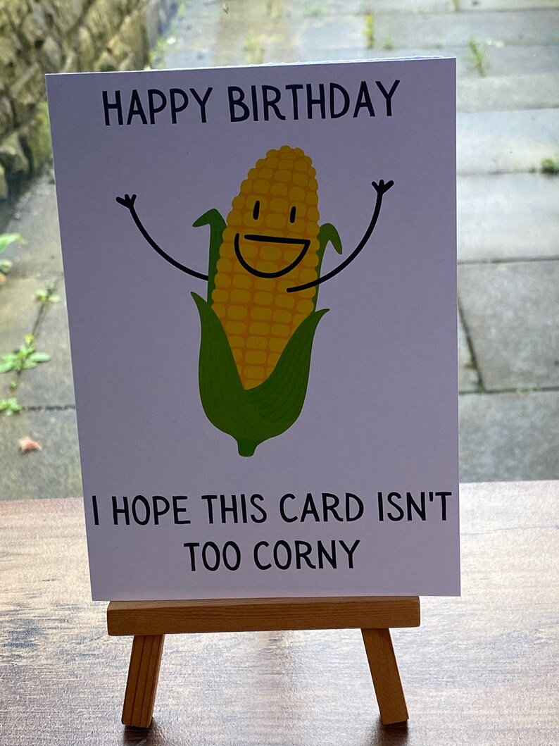 Funny Birthday Card Funny Food Card Perfect for Birthdays Funny ...