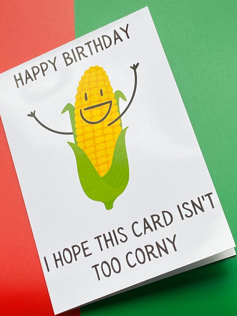 Funny Birthday Card Funny Food Card Perfect for Birthdays Funny ...