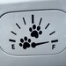 Gas Tank Fuel Gauge Dog Paw Print Sticker Decal for Car - Etsy