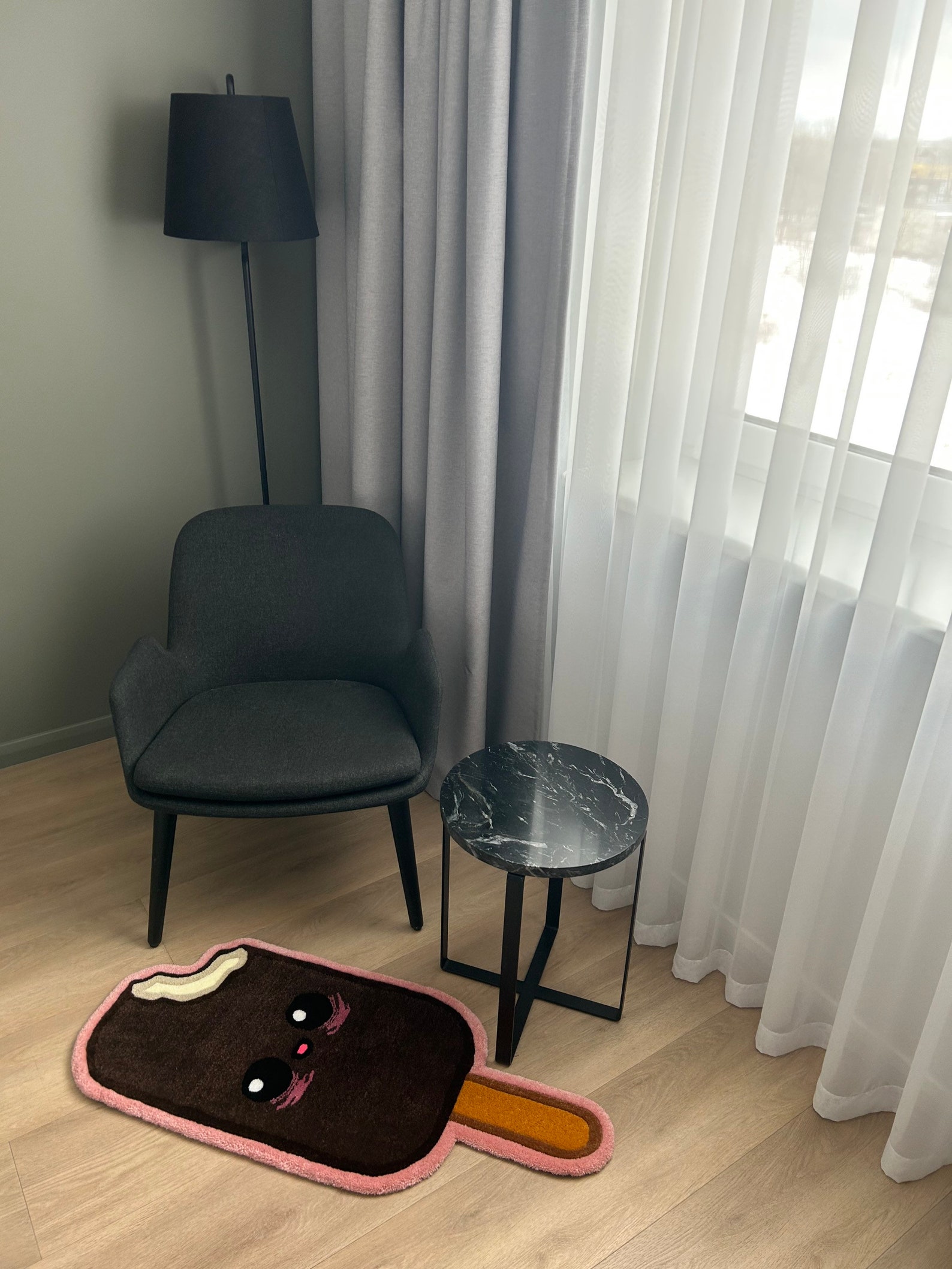 Ice Cream Rug, Funny Home Decor, Kawaii Rug, Custom Rug, Summer Decor ...