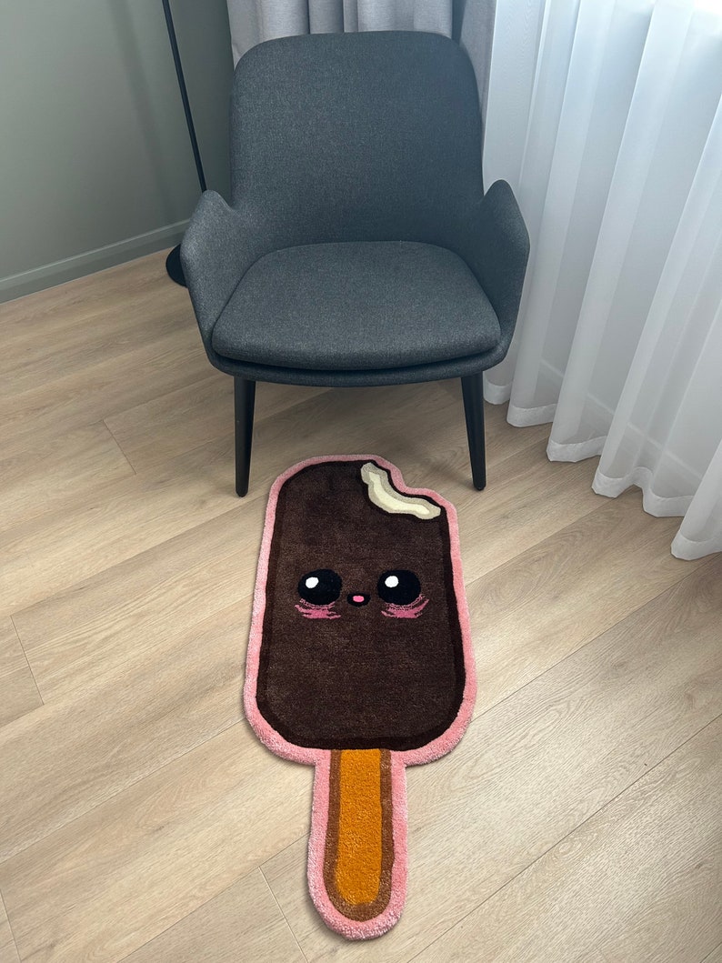 Ice Cream Rug, Funny Home Decor, Kawaii Rug, Custom Rug, Summer Decor ...