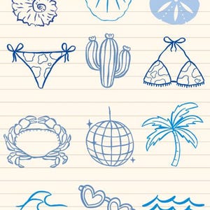 Coastal Cowgirl Clipart Bundle (40 PNG/SVG Files) - Beach Cowgirl ...