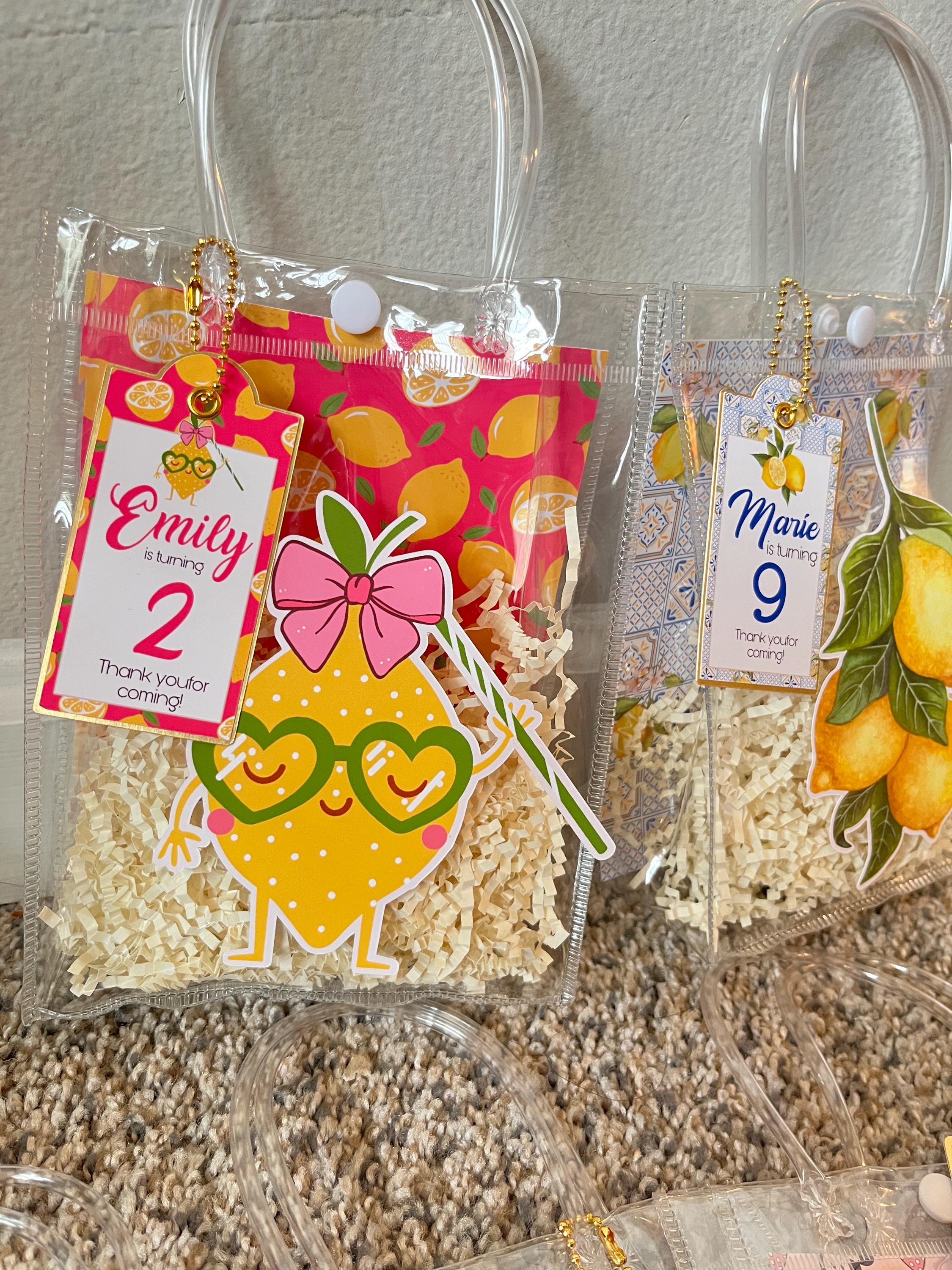 Personalized Birthday Party Favor Bags, Custom Tags - Etsy