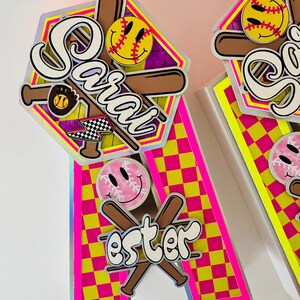 Softball Cake Topper, Softball Birthday, Softball Party, Softball Party ...