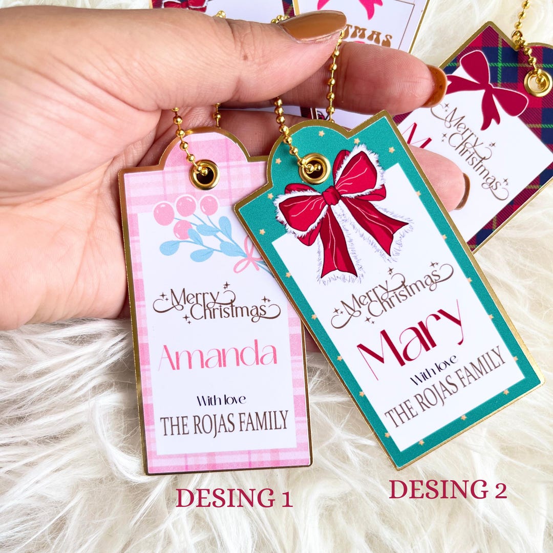 Personalized Gift Tags | Personalized Christmas Gift Tags | Gift Tags ...