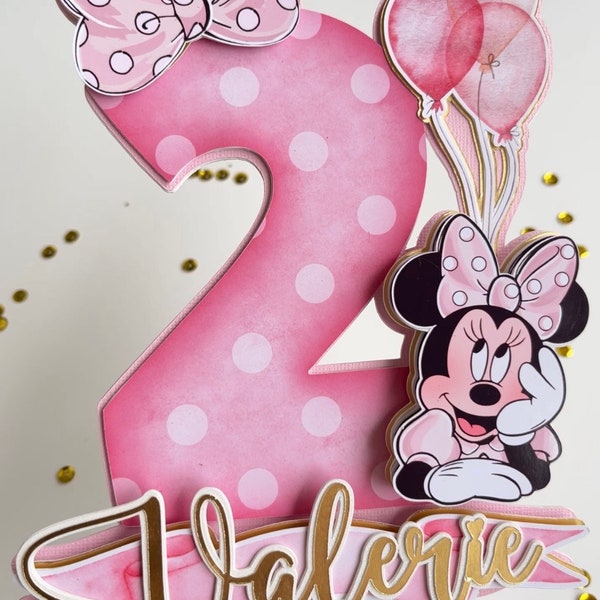 Minnie Mouse Cake Decorations - Etsy