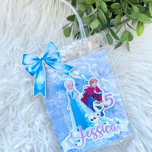 Frozen Ice Princess Birthday Party, Personalized Gable Favor Boxes - Etsy
