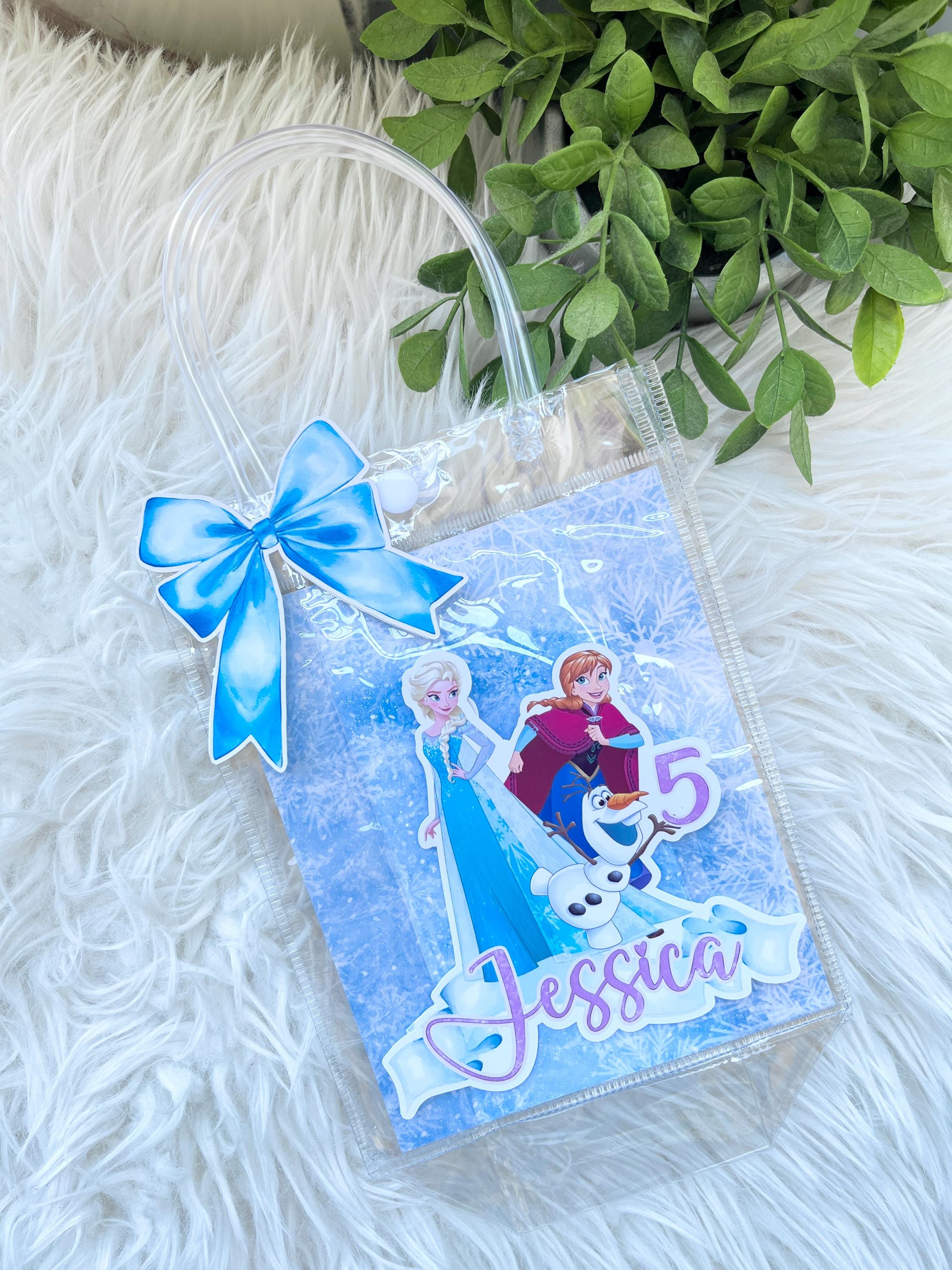 Frozen Ice Princess Birthday Party, Personalized Gable Favor Boxes - Etsy