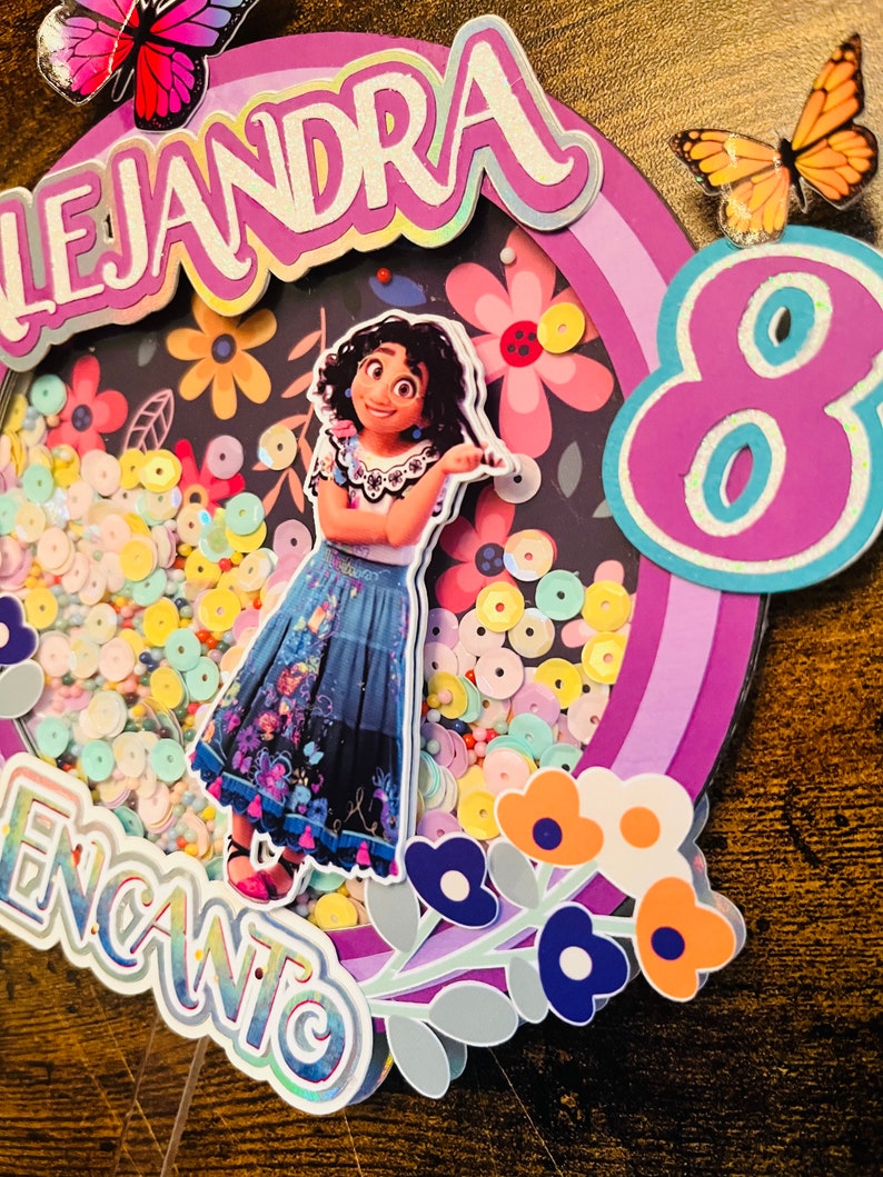 Mirabel Cake Topper Encanto Cake Topper Encanto Decorations - Etsy