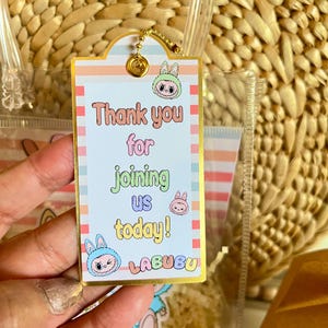 Labu Birthday Party. Bubu Monsters Inspired Labu Gable Box. Favor Bag ...