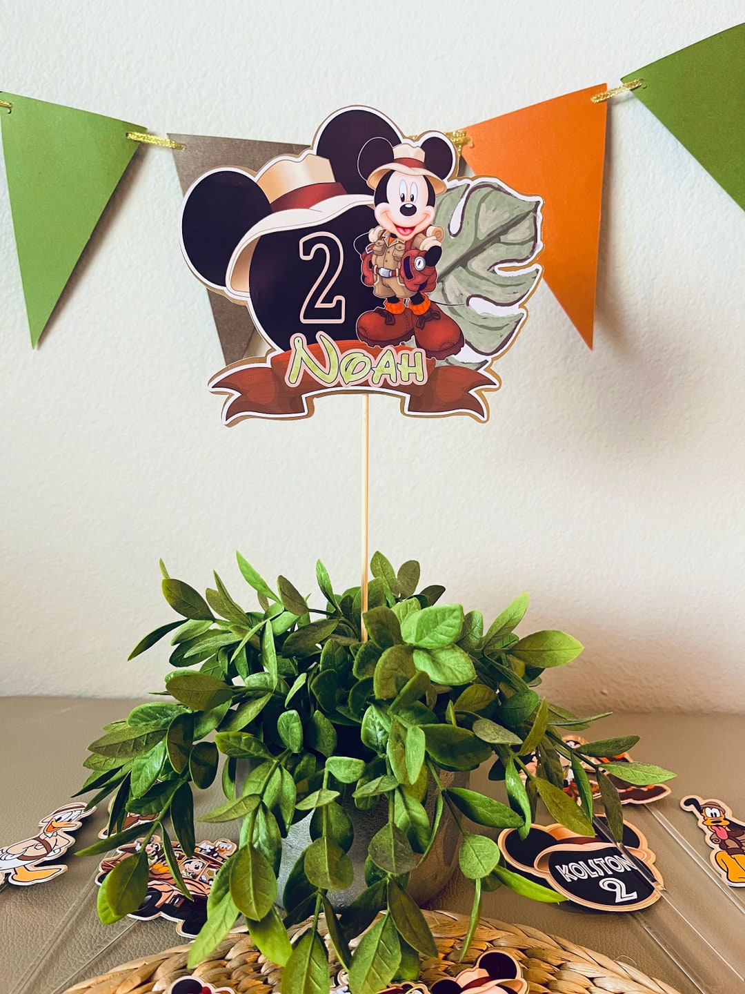 6 Pcs Mouse Safari Centerpiece Table Decoration Mouse Safari First ...