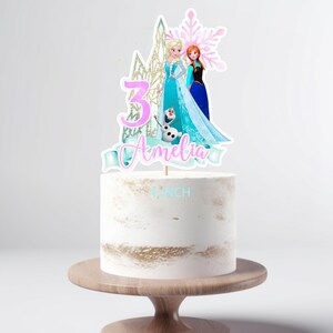 Printable Frozen Party Sign Frozen Cake Topper, Frozen Centerpiece ...