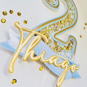 3D Custom Age and Name Cake Topper/ Custom Cake Topper for Any Age for ...
