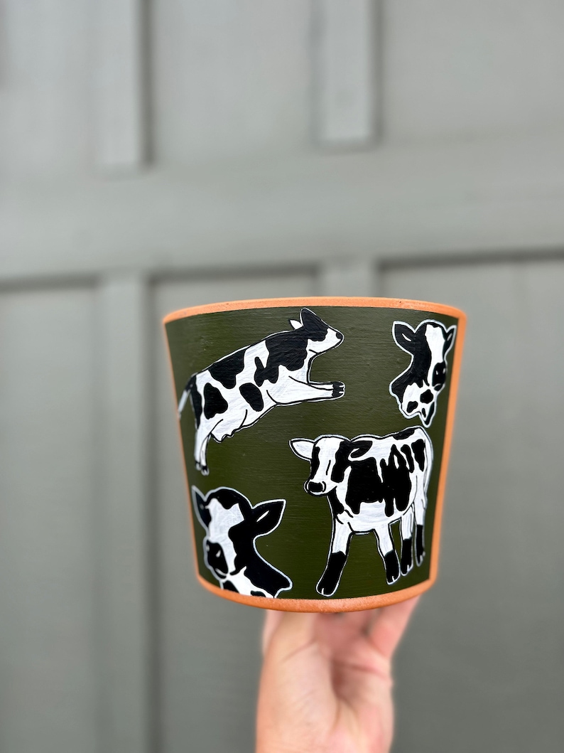 The Cow Planter - Etsy