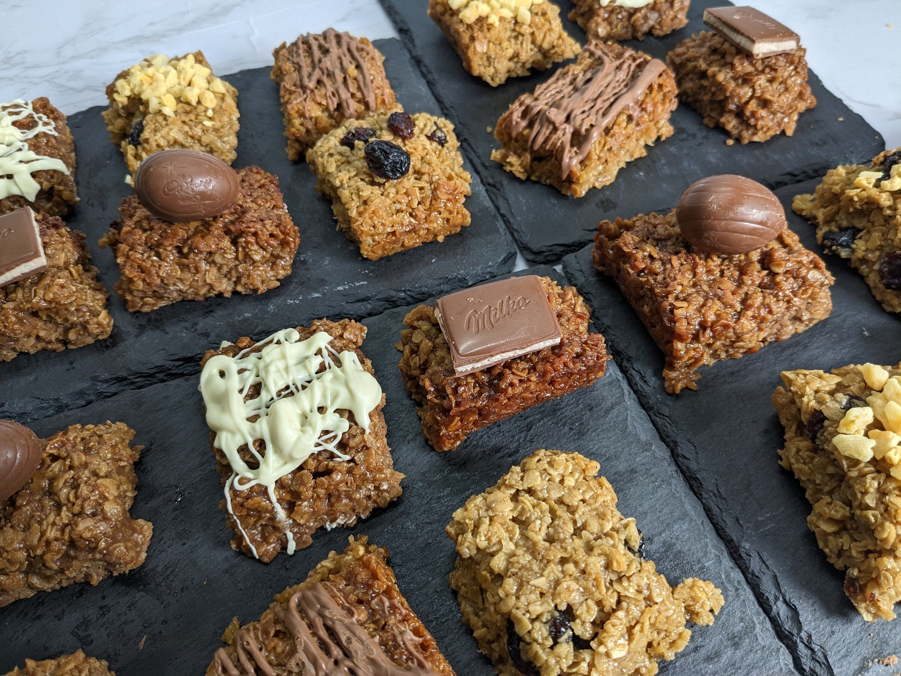 Flapjacks - Create Your Own - Old School British Style Sticky Traybake ...