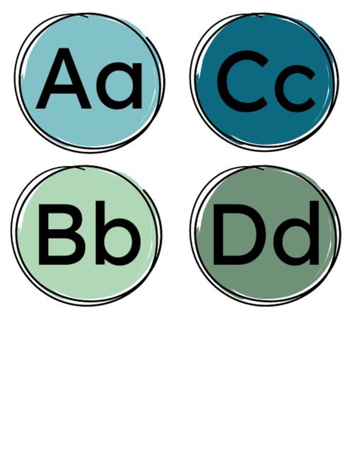 Calm Classroom Mini Alphabet for Word Wall - Etsy