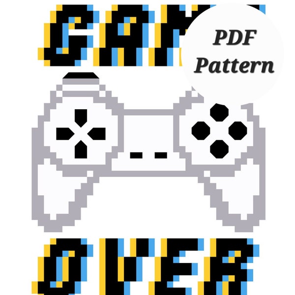 Playstation Cross Stitch Pattern - Etsy