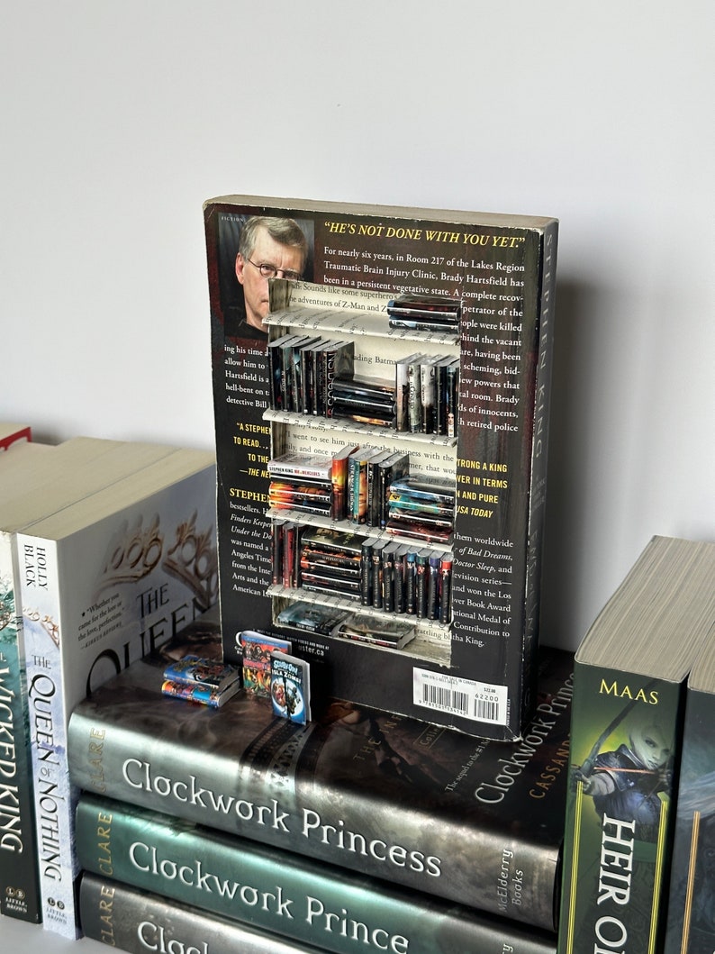 Customizable Mini Bookshelf: 50 Mini Books, Book Nook Decor, Perfect ...