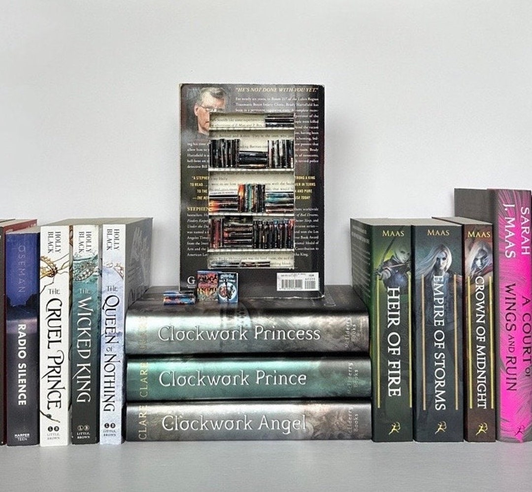 Customizable Mini Bookshelf: 50 Mini Books, Book Nook Decor, Perfect ...