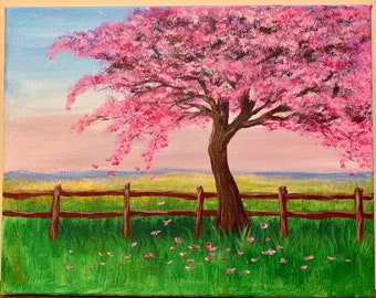 Rainbow Cherry Blossom Tree - Etsy