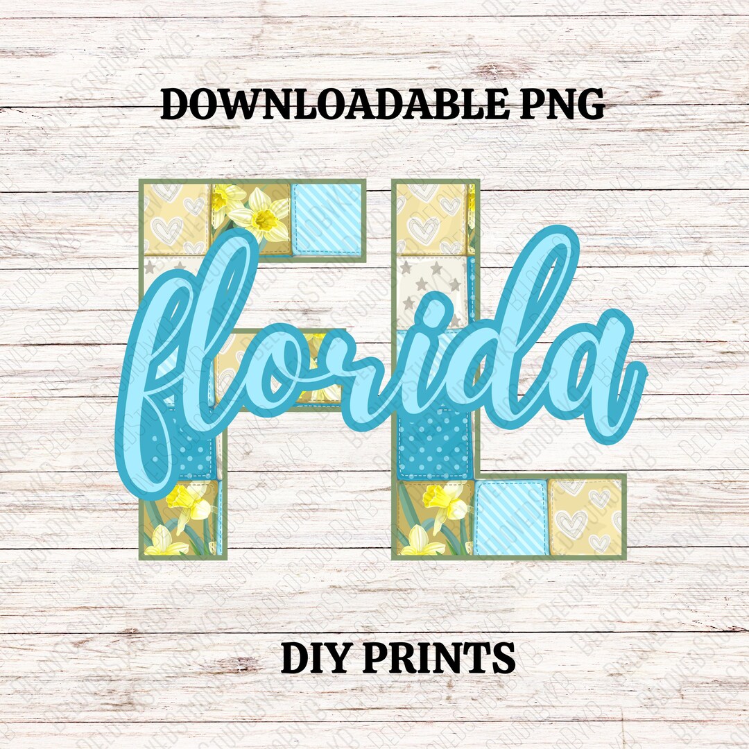 Florida Downloadable PNG, Sunshine State SVG, Flo Grown DIY Print - Etsy