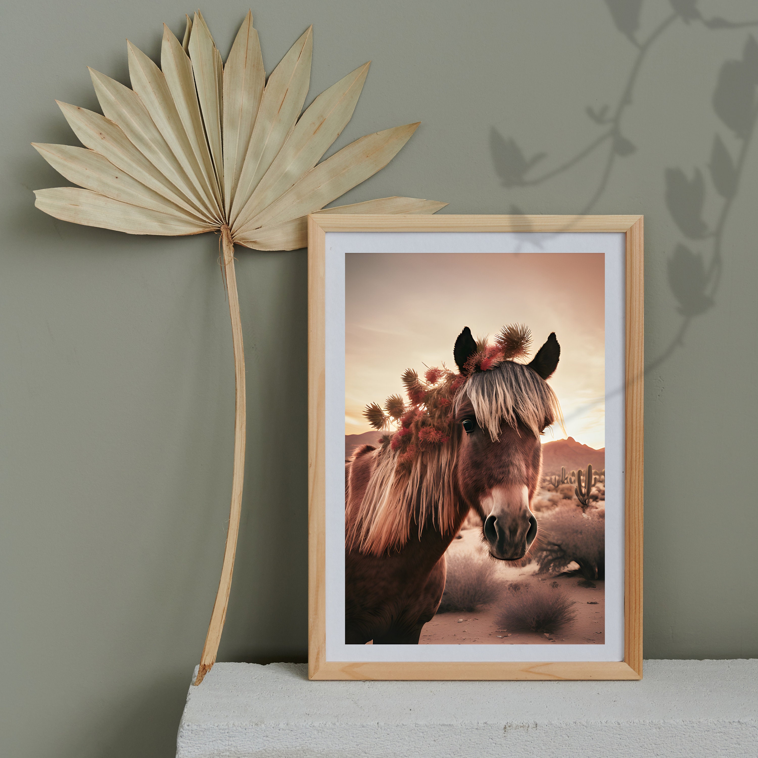 Boho Horse Digital Print Western Horse Desert Photo Boho Horse Photo - Etsy