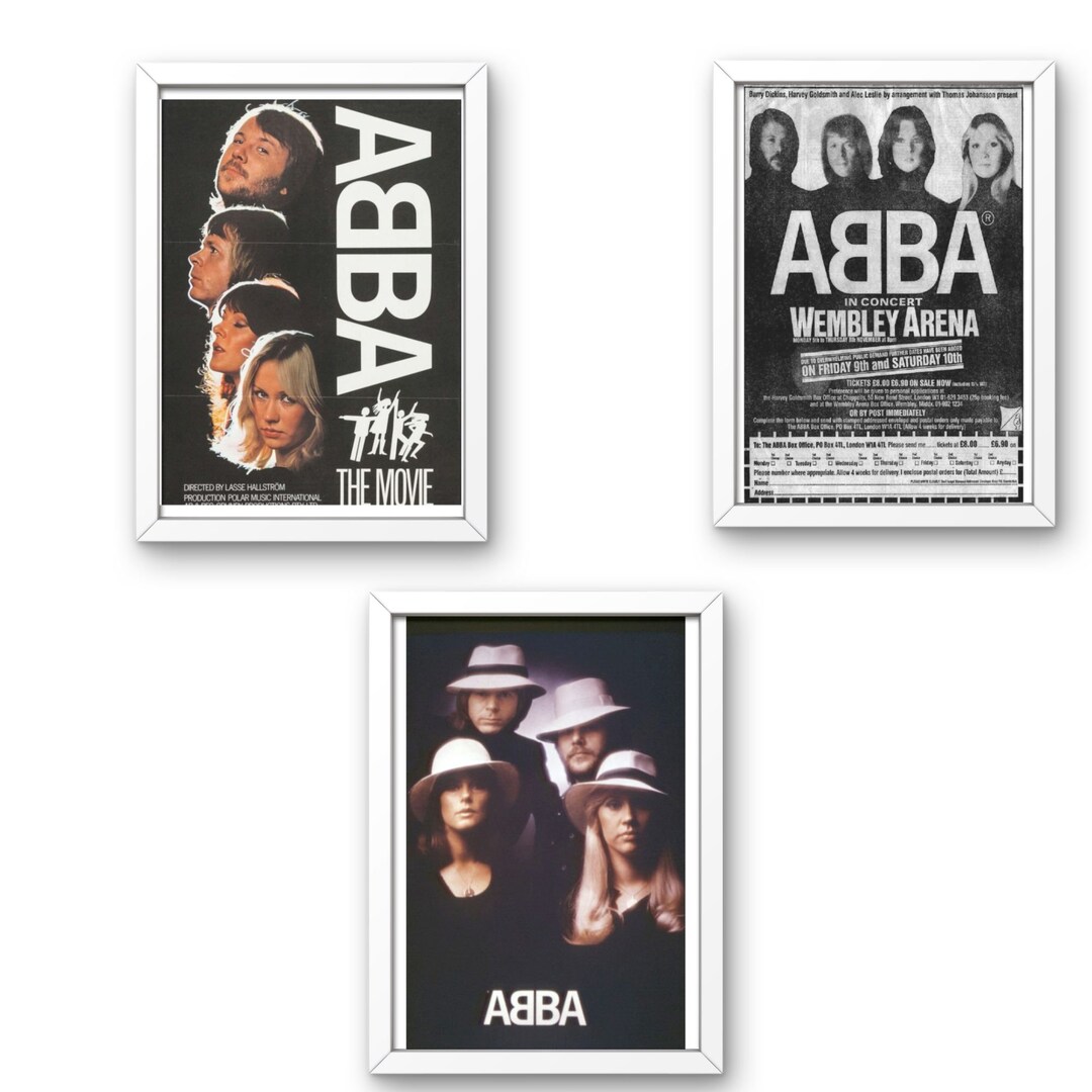 ABBA Printable Poster / Digital Download / Retro Music ABBA - Etsy