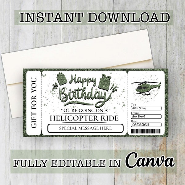 Helicopter Birthday - Etsy