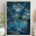 Magical Lantern Tree, Nature Poster - Etsy