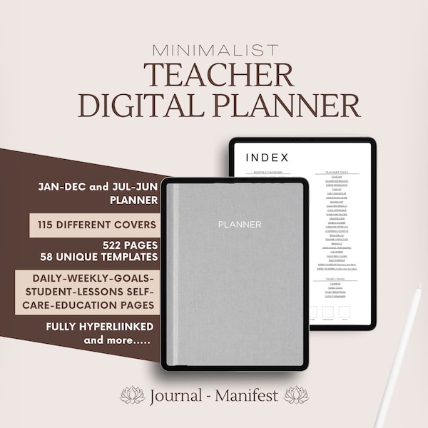 Teacher Planner - Etsy