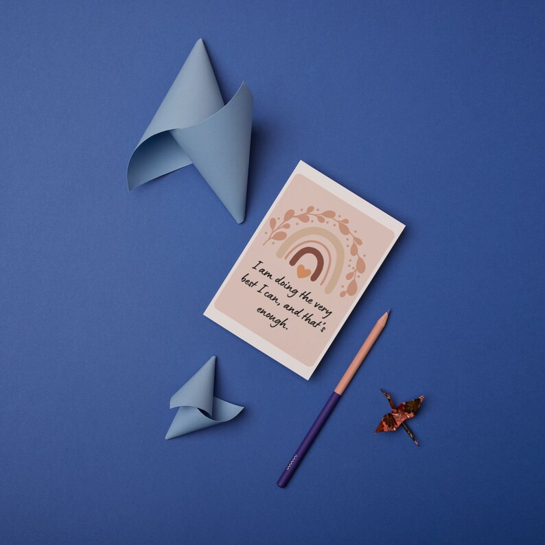 Positive Affirmation Cards Positive Quote Flash Cards Mindfulness Cards ...