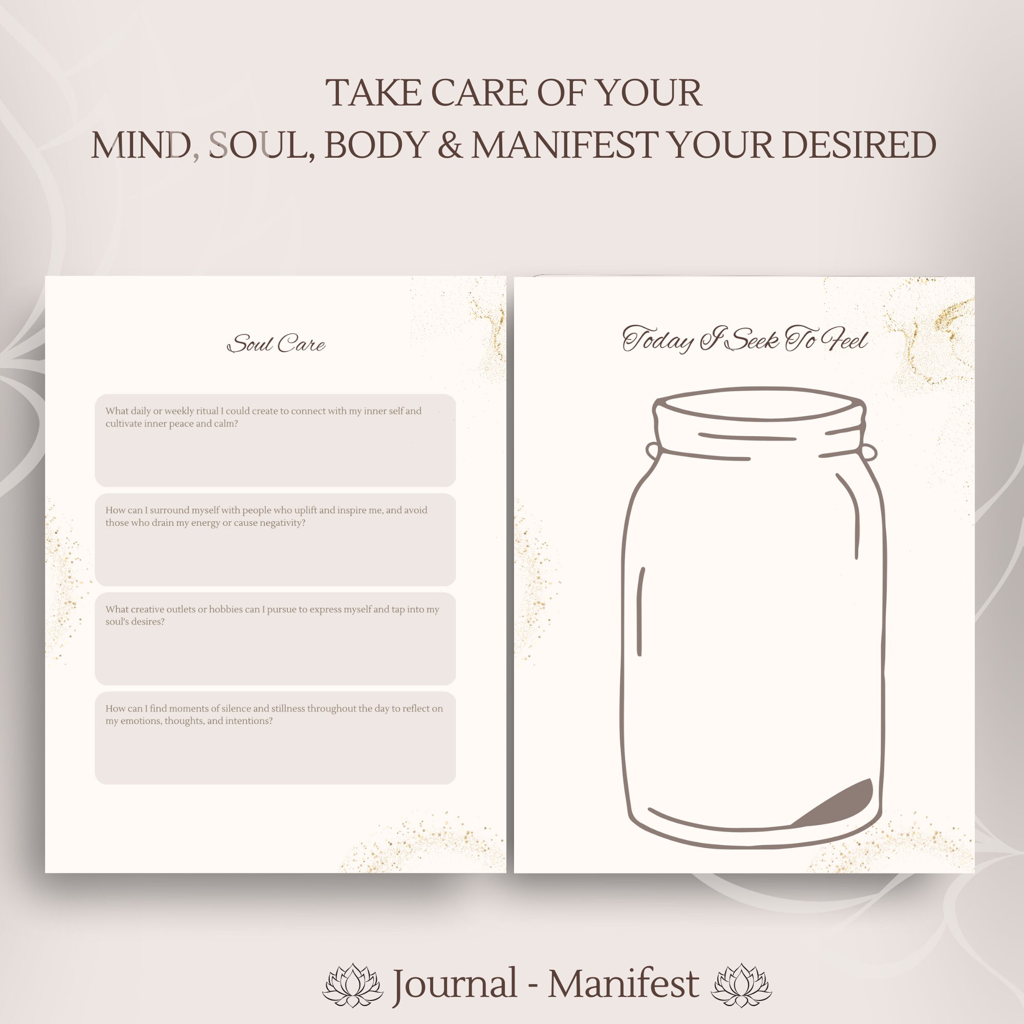 Self Care Planner Self Care PRINTABLE Journal Mental Health Journal ...