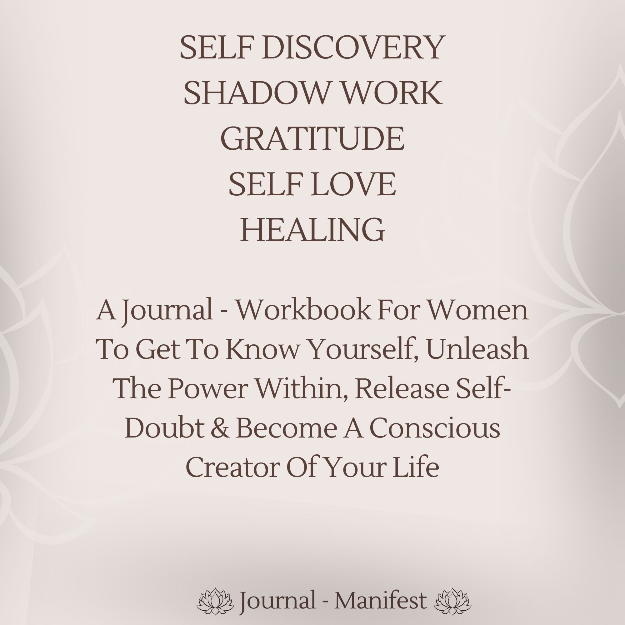 Self Discovery Journal Digital Journal Prompts Pdf Printable, Daily ...