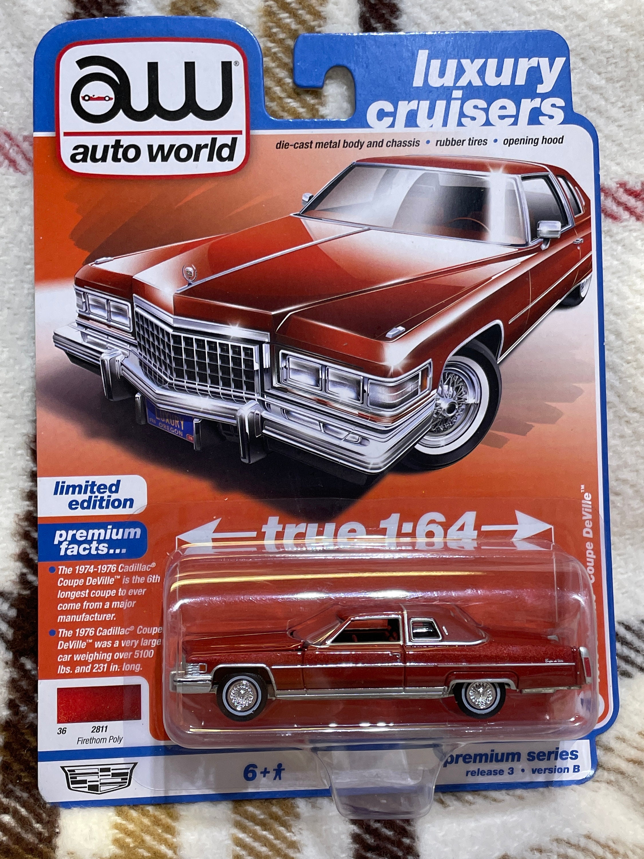 Auto World 1975 Cadillac Coupe Deville 1/64 Die Cast Car - Etsy