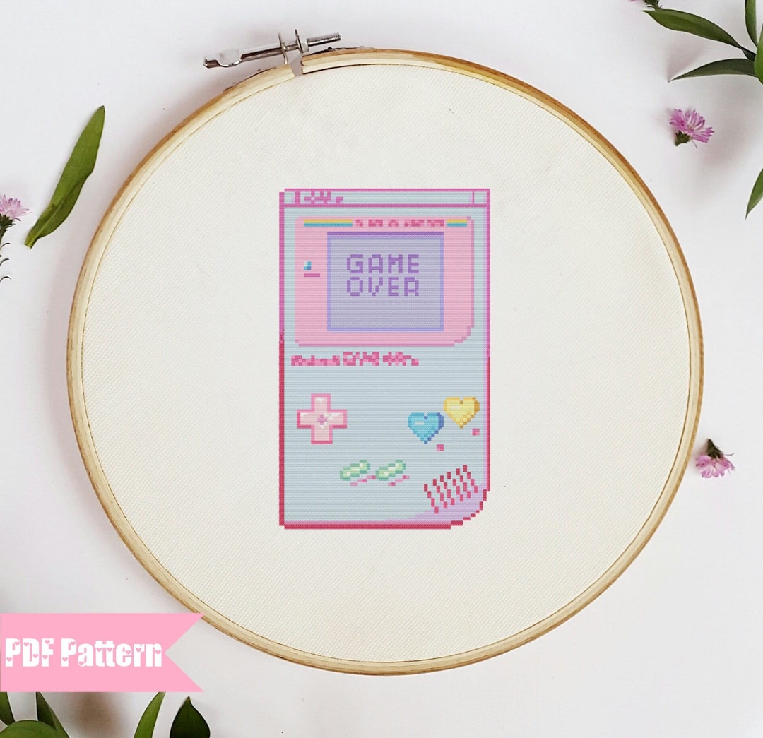 Gameboy Pixel Cross Stitch Pattern - Etsy