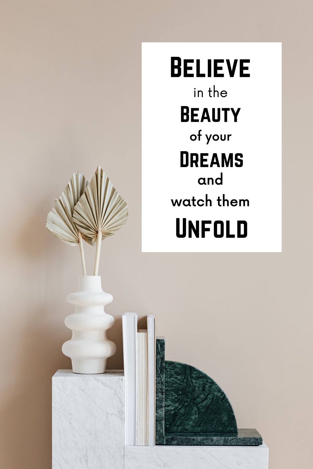 Watch Your Dream Unfold | Inspirational Quote | Motivational | Wall ...