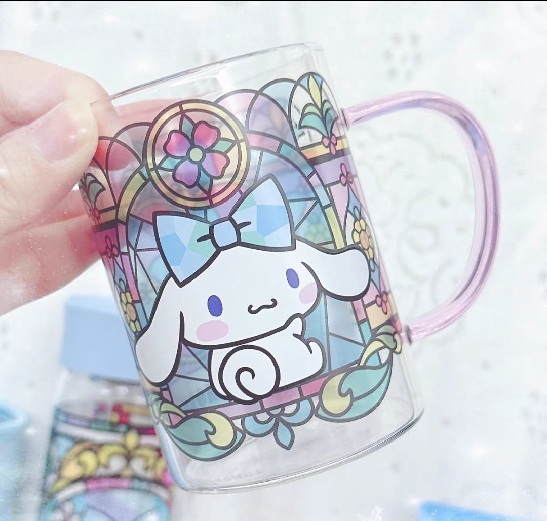 Cinnamoroll Mosaic Glass Cup With Handle 220ml - Etsy