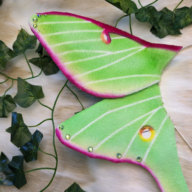 Made to Order Luna Moth Wing Headpiece - Etsy