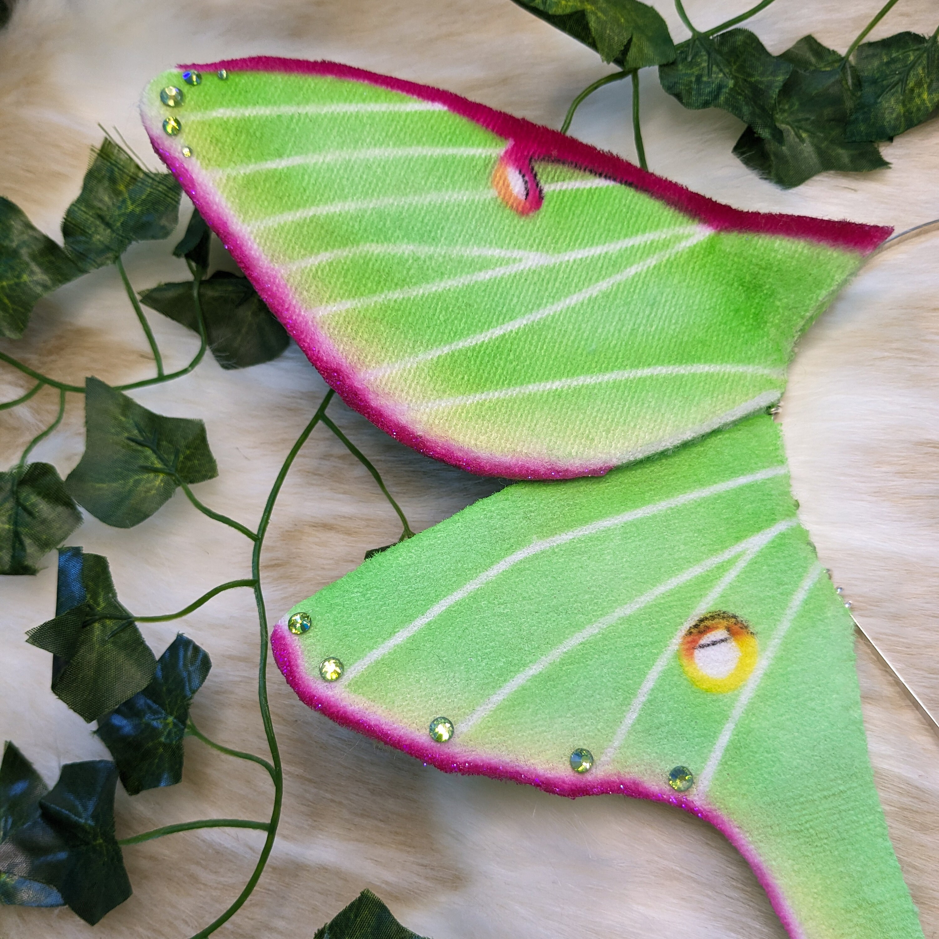 Made to Order Luna Moth Wing Headpiece - Etsy