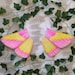 Made to Order Rosy Maple Moth Wing Headpiece - Etsy