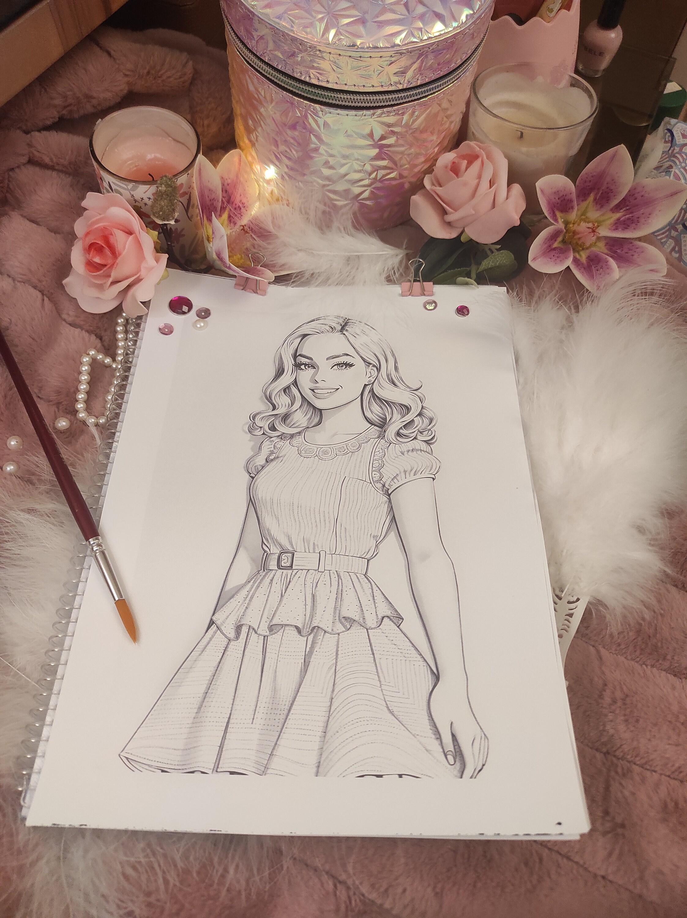 Barbie Movie Digital Coloring Book, Featuring Margot Robbie as Barbie ...