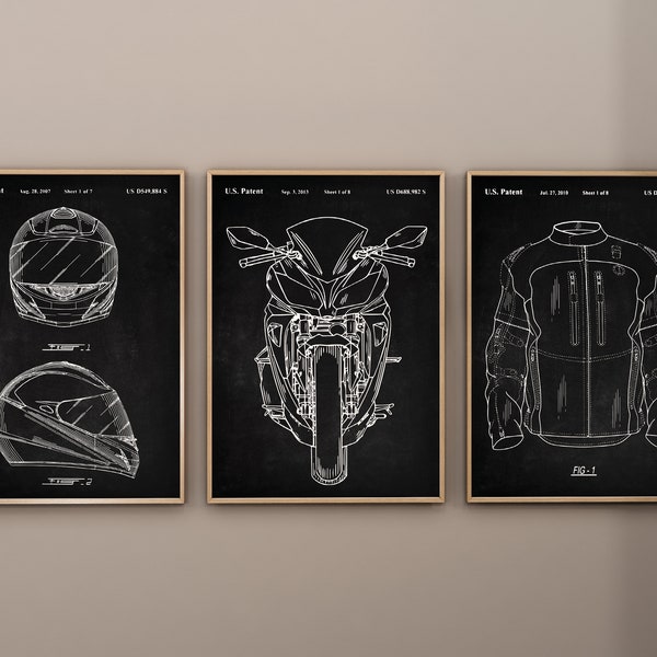 Motorcycle Art Print - Etsy