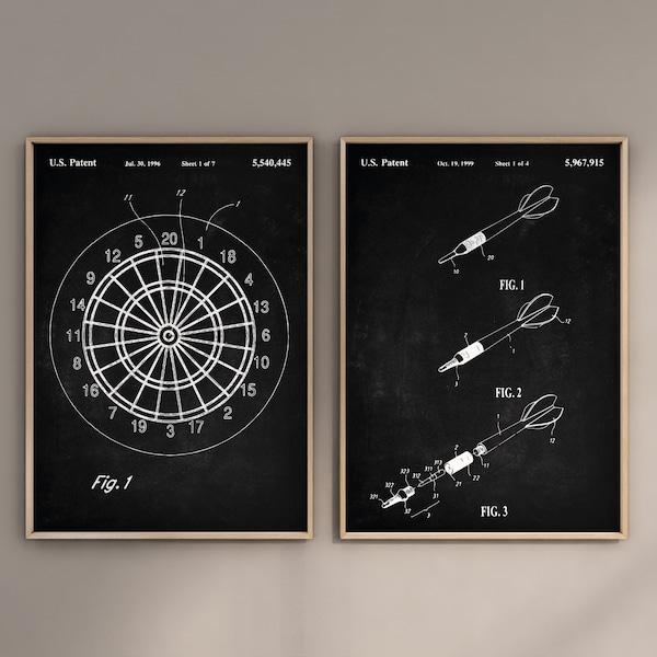 Deco Dart Board - Etsy